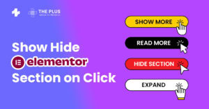 How To Show or Hide Elementor Sections on Click in 2025