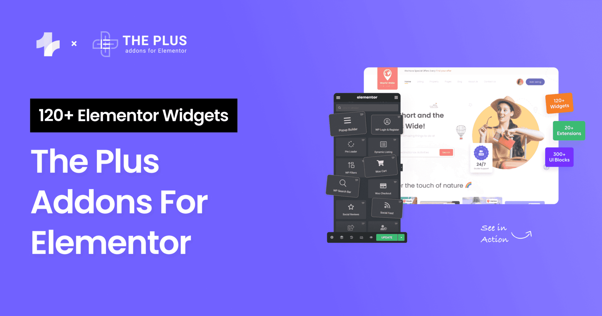 Best 120+ Elementor Widgets - Free Elementor Addon | The Plus Addons for Elementor