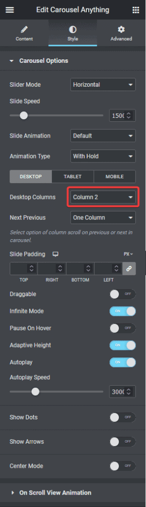 How To Create Multiple Columned Elementor Carousel Slider The Plus Addons For Elementor