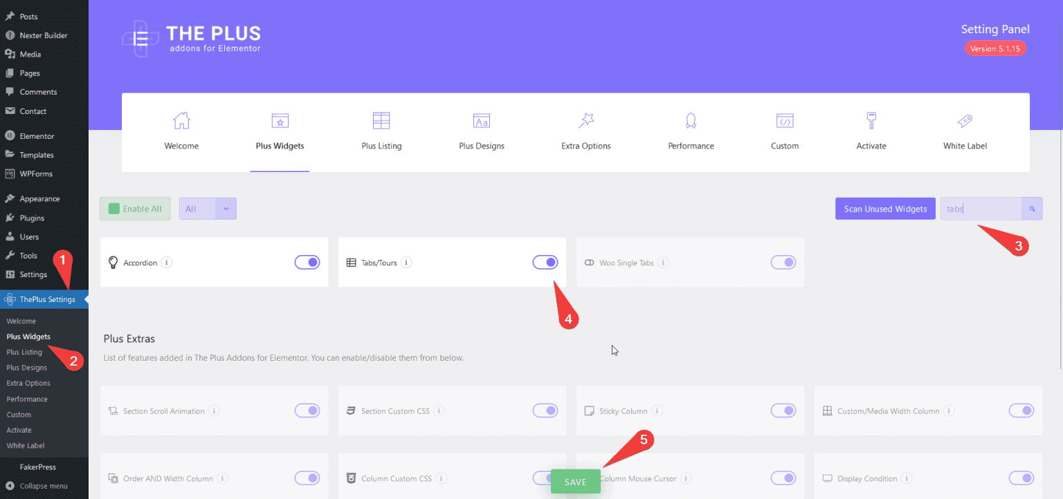 How To Add Links To Tab Title In Elementor The Plus Addons For Elementor