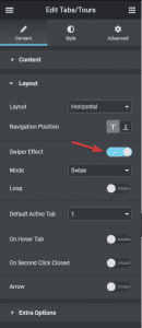 How to Add a Swipe or Slide Effect on Elementor Tabs? | The Plus Addons for Elementor
