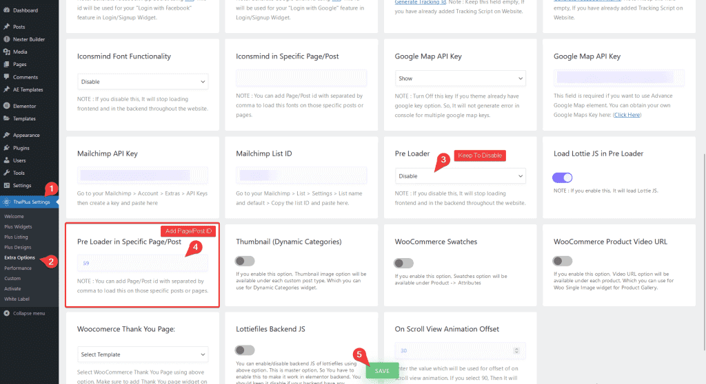 Preloader Elementor Widget Settings Overview | The Plus Addons for Elementor