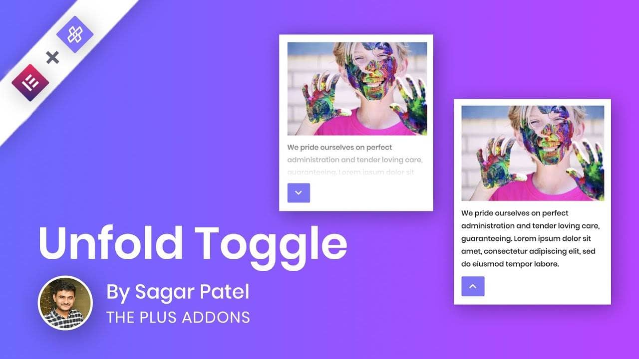 How To Setup Unfold Expand Toggle Section Using Elementor Widget Video Tutorial