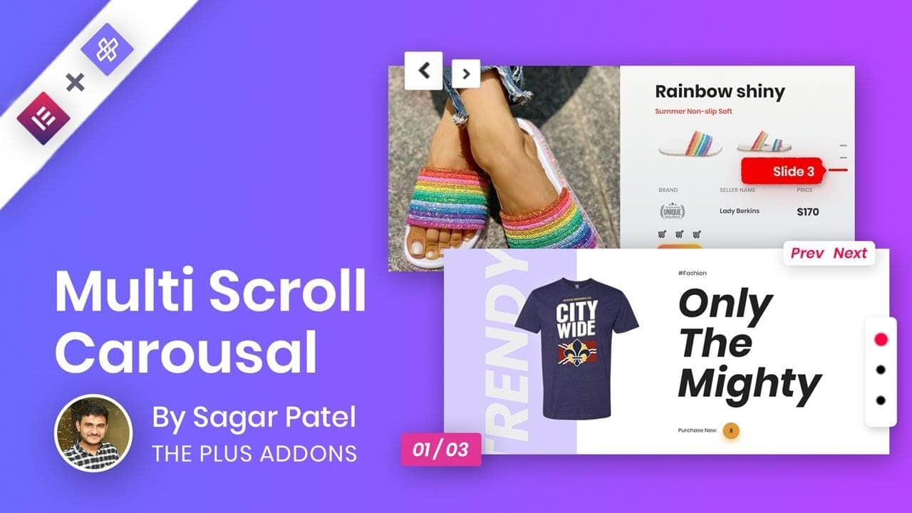 Multi Scroll js for Full height One Page Scrolling in Elementor [Video Tutorial]