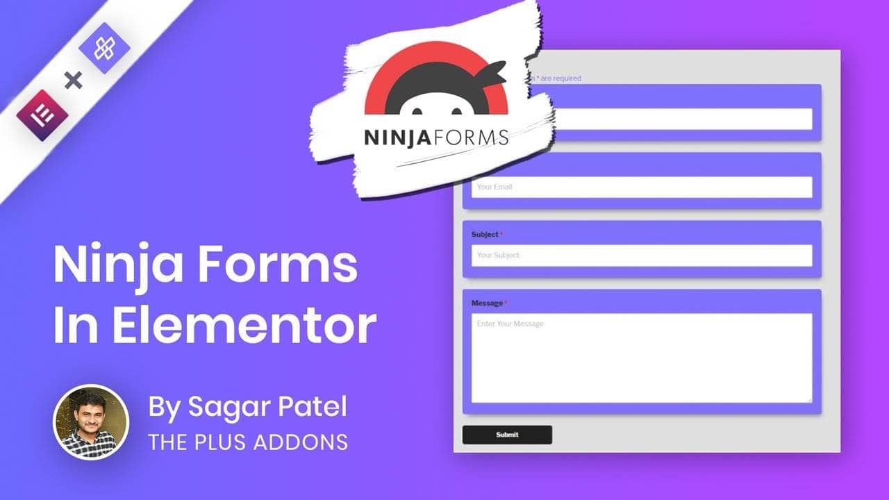 Ninja Forms Customiser | Styler using The Plus Addons for Elementor ...