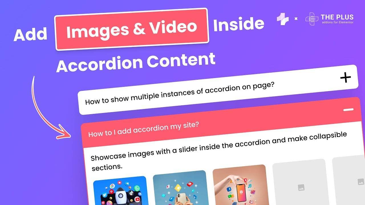 How to Add Images - Video inside Accordion Content in Elementor (Part 5/8) [Video Tutorial]