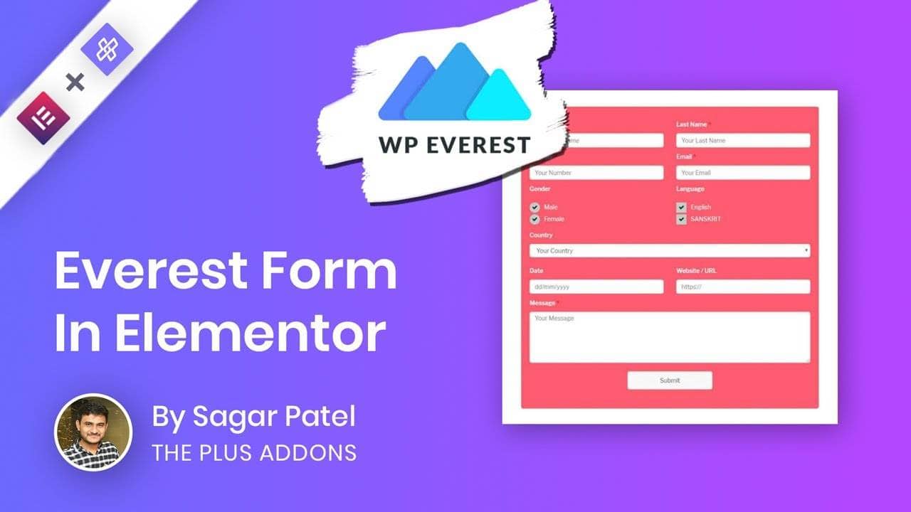 Everest Forms Customiser | Styler using The Plus Addons for Elementor [Video Tutorial]
