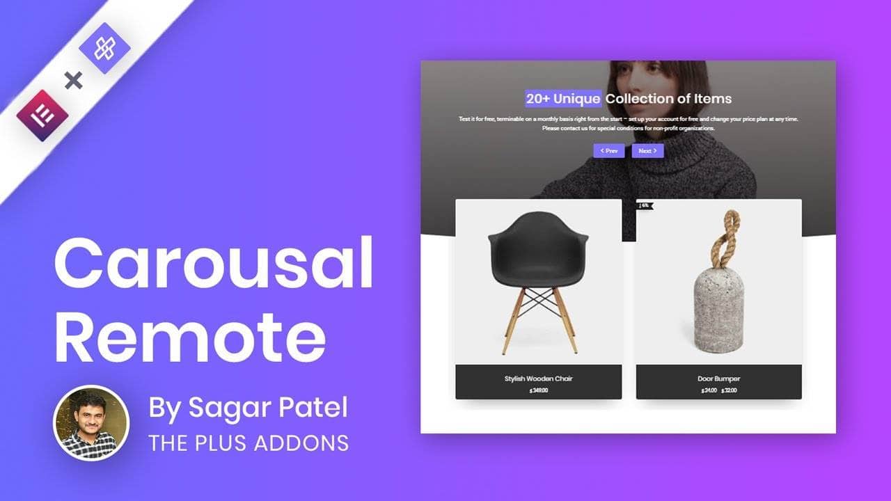 Remote Carousel Elementor widget for connection with Any Carousels in ...