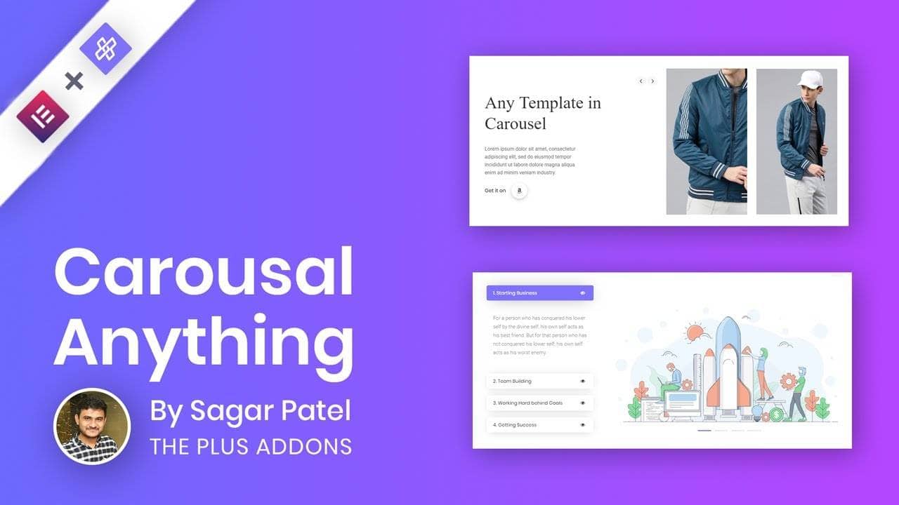 Section or Row Carousel in Elementor Using any Elementor Widgets - The Plus addons for Elementor ...