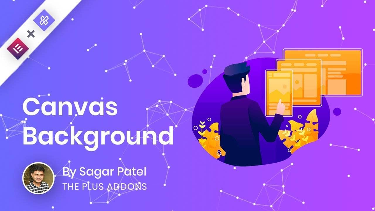 Canvas Background Particles Js Particles Background In Elementor By 8767