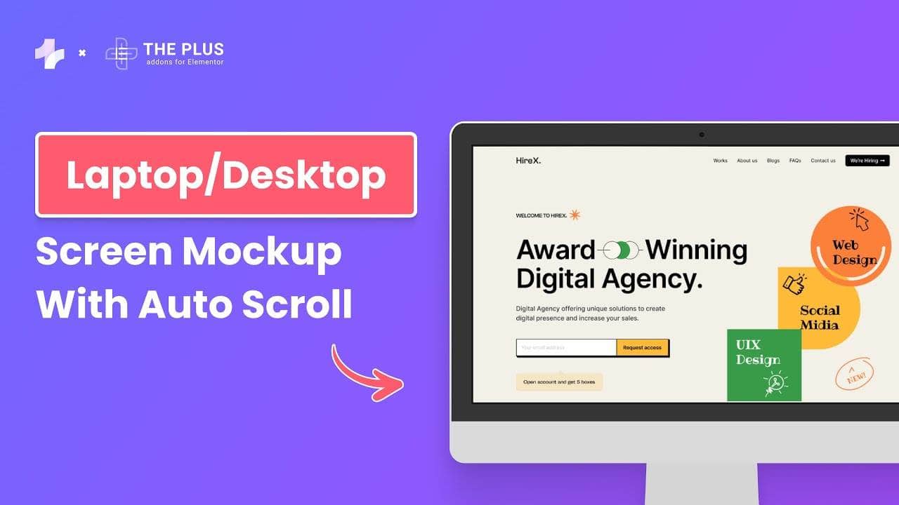 How To Create Elementor Website Device Mockups On Laptopmonitor Screen