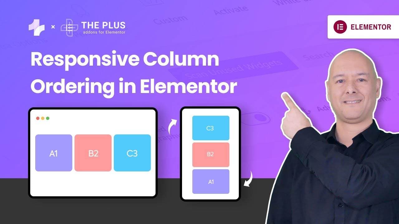 How to Re-order Elementor Column Layout in Desktop, Mobile & Tablet + Sticky Elementor Columns ...