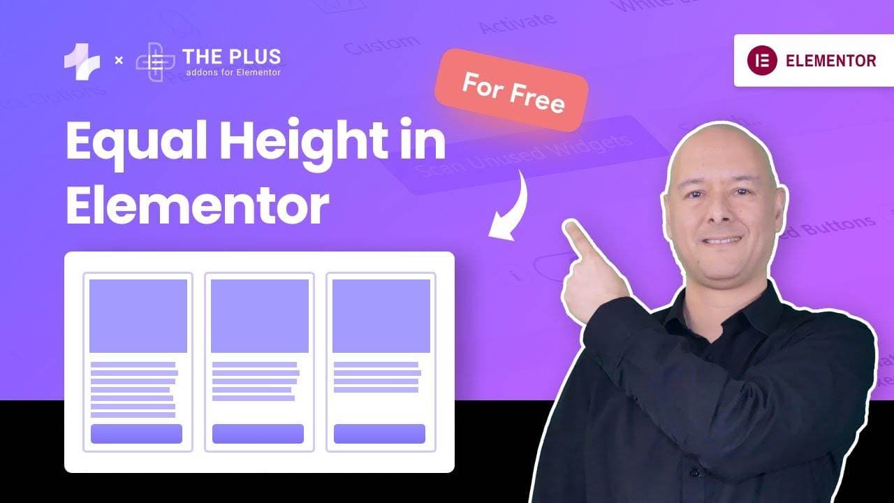 How to Fix Equal Column Heights for all Elementor widgets for FREE [Video Tutorial]