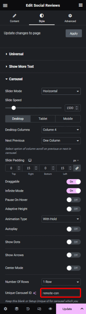 How to Connect Carousel Remote with Social Review Carousel in Elementor? | The Plus Addons for ...