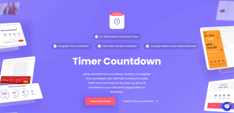 5 Best WordPress Countdown Timer Plugins in 2024 [Use FOMO] | The Plus Addons for Elementor