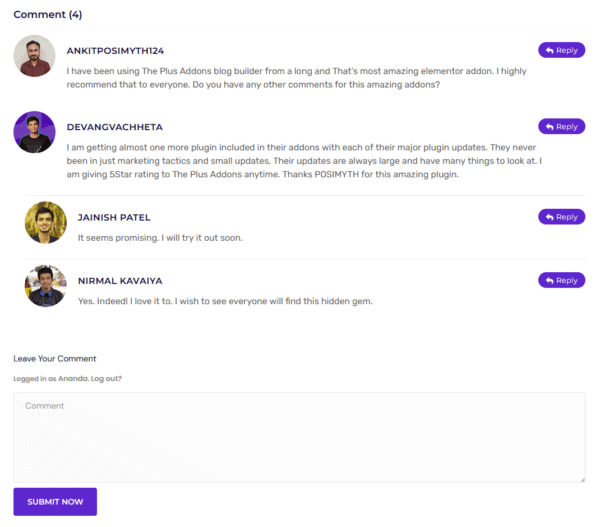 How To Customize Post Comments In Elementor Blog Post The Plus