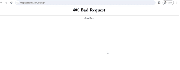 [Solved] How to Fix 400 Bad Request Error in Elementor (6 Ways)