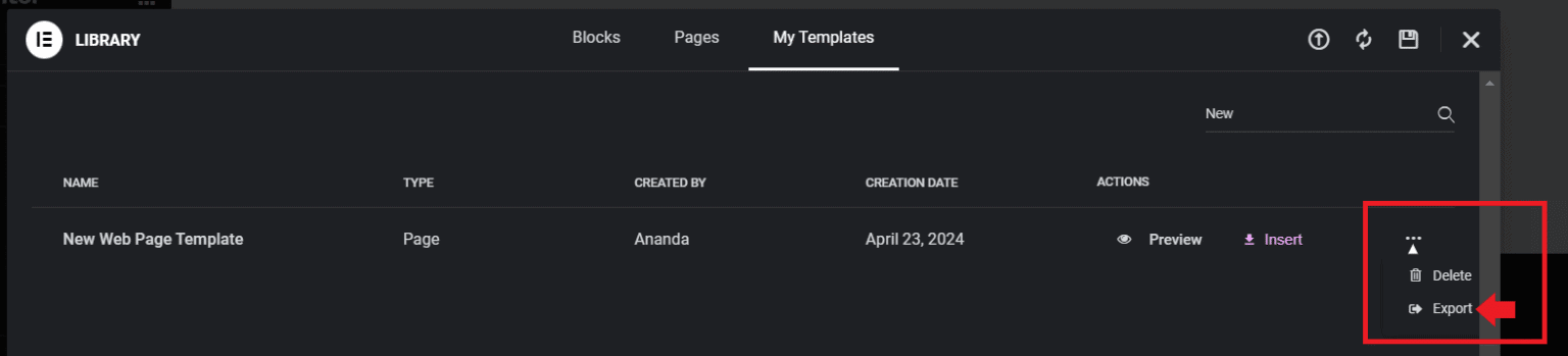 How To Use Elementor Templates In 2025 Save Import And Export