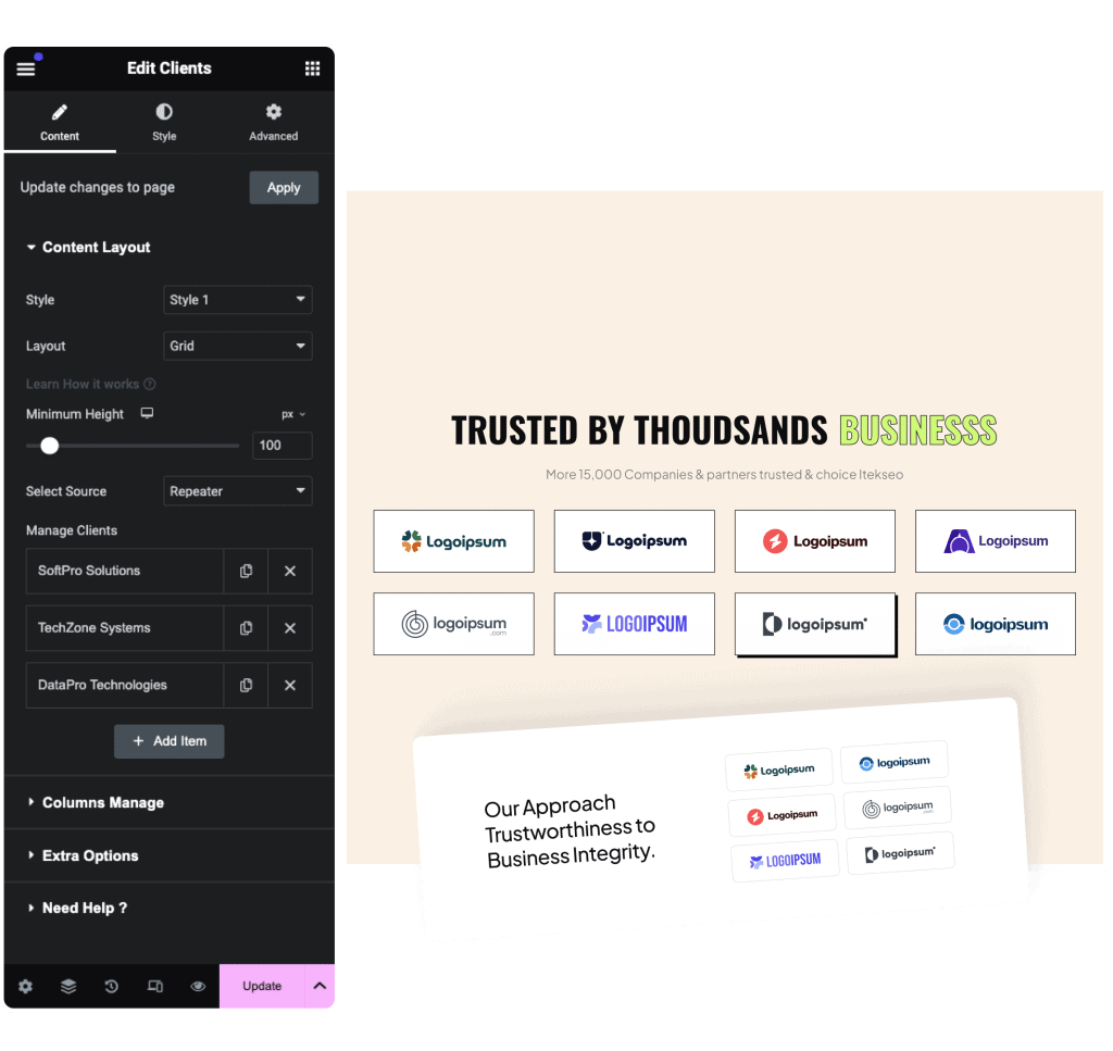 Client Logos Grid for Elementor [No Coding Required]