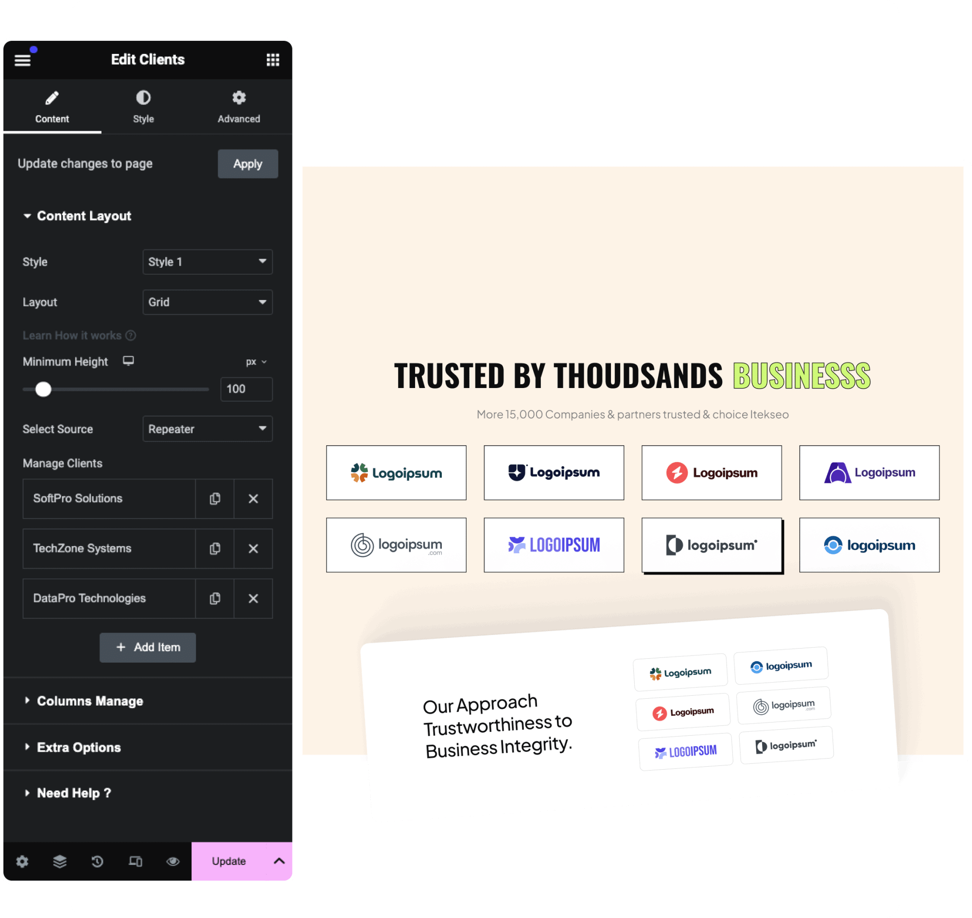 Client Logos Grid for Elementor [No Coding Required]