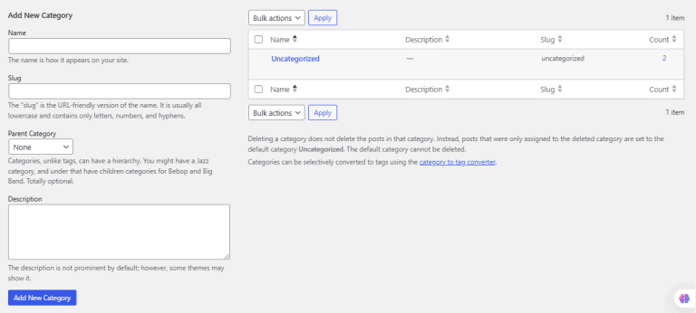 How to Add Categories and Subcategories in WordPress?