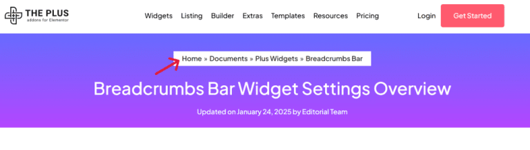 How to Add Breadcrumbs in Elementor [Beginners Guide 2025]