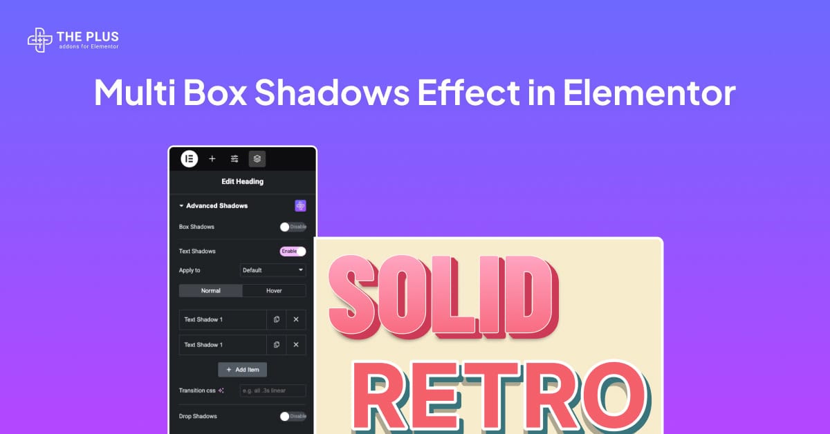 Multi Box Shadows Effect in Elementor [No Coding Required]