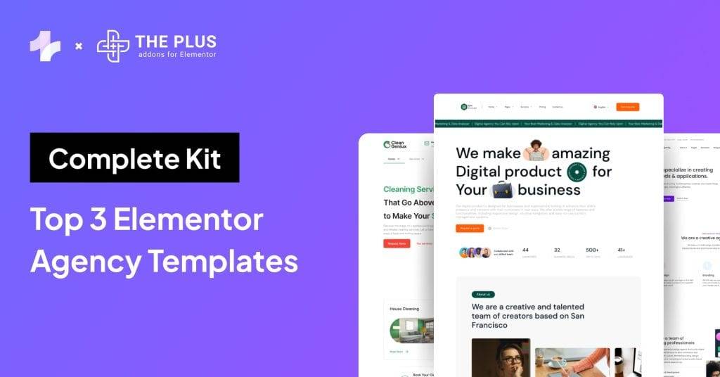 Top 3 Elementor Agency Templates [Complete Kit]