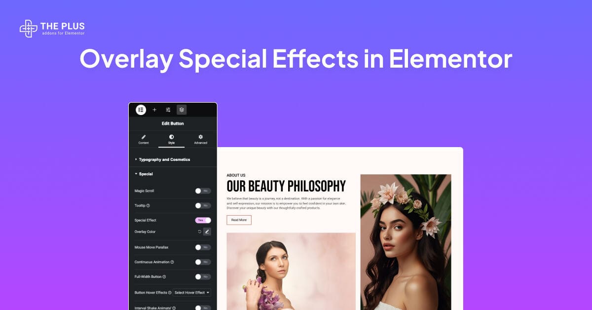 Overlay Special Effects for Elementor | The Plus Addons for Elementor