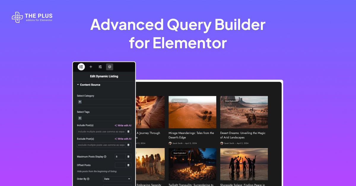 Advanced Query Builder for Elementor [No Code]